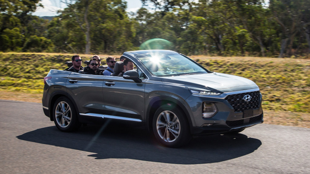 Feast Your Eyes on This Weird Hyundai Santa Fe Convertible | CarGuide ...