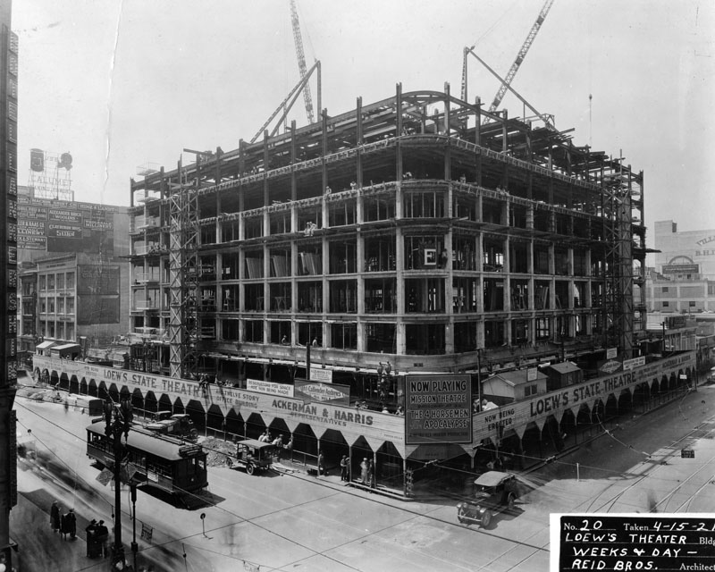 Los Angeles Theatres: State Theatre: history