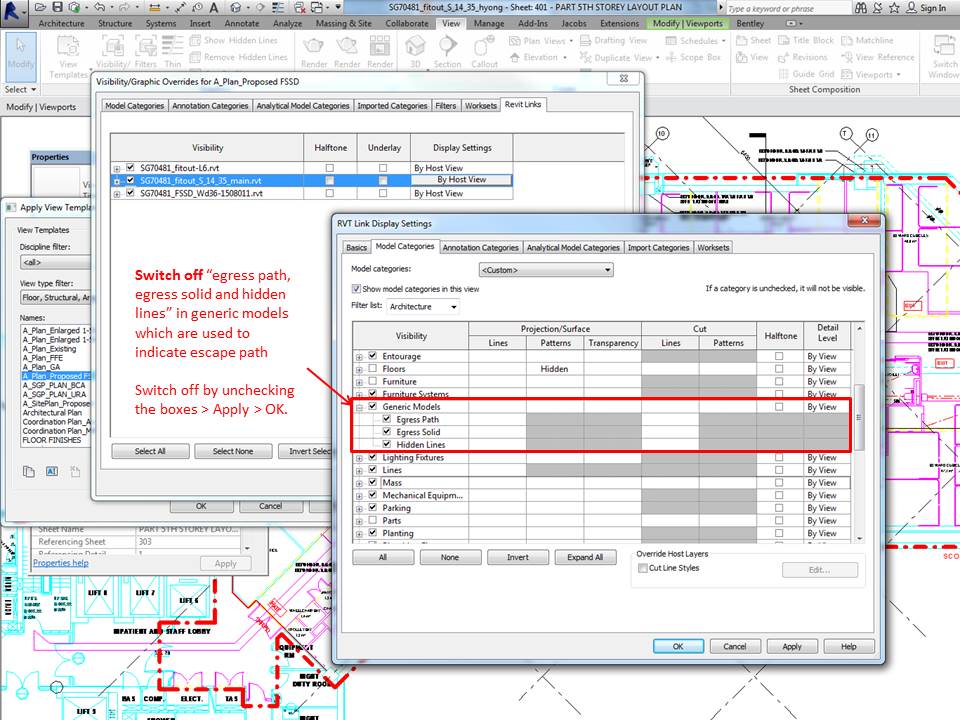 Tortilla Revit + ASX trading journal: How to switch of certain layers ...