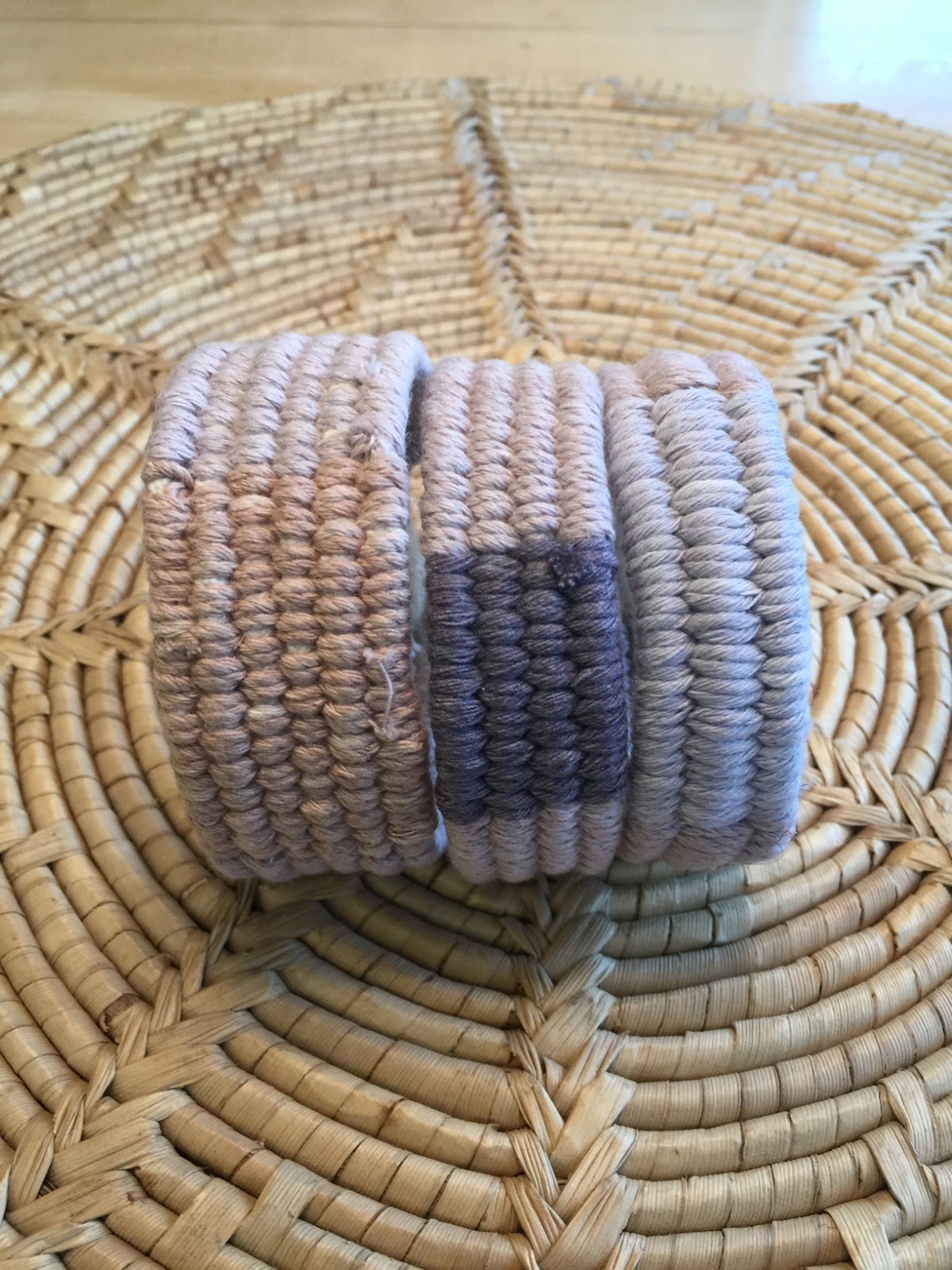 Knots and fiber bracelets: experiments with string weaving overview
