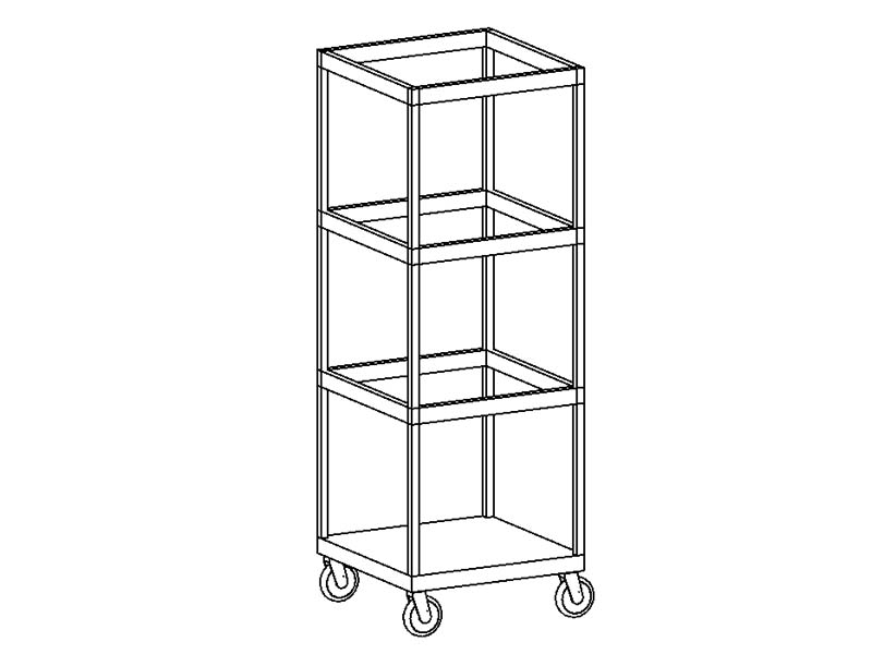 BIM HEALTHCARE REVIT FAMILIES : Supply Carts