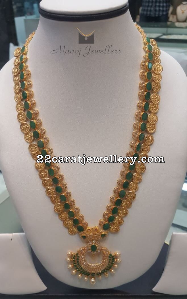 Kasu Mala with Pendant Sets - Jewellery Designs
