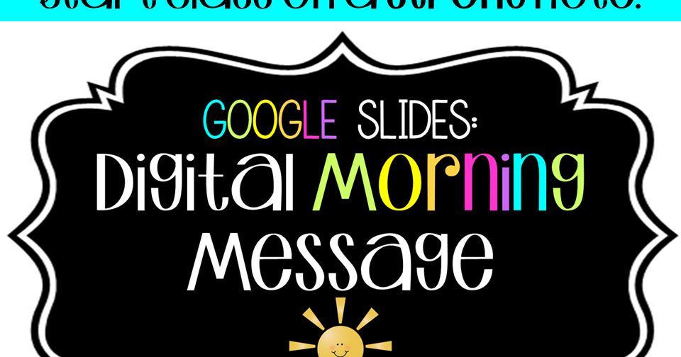forkin4th: Digital Morning Message (Google Slides)