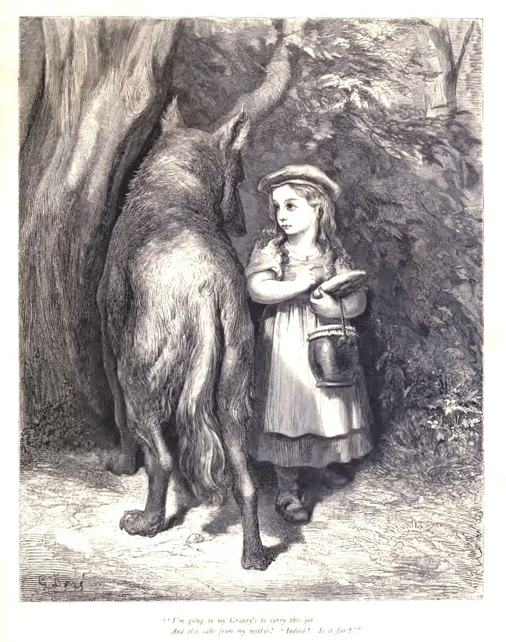Gustav Dore, Little Red Riding Hood. | Red riding hood, History of ...
