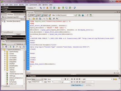 Apriliyanti anwar's Blog: Membuat form Login PHP dengan Dreamweaver ...