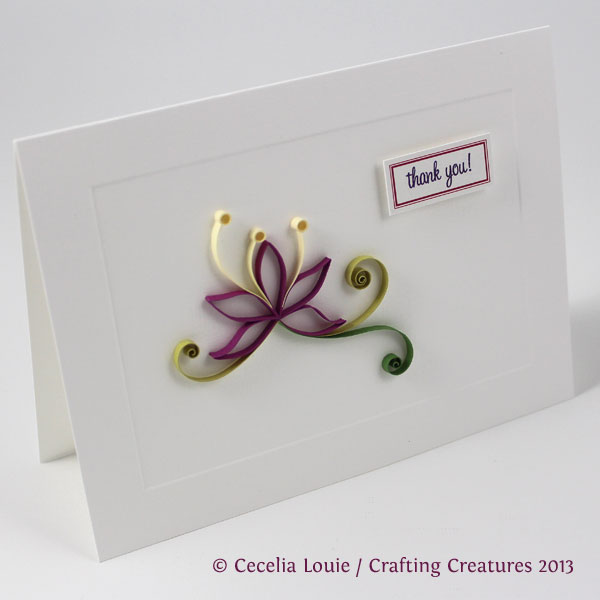 Welcome to Paper Zen ~ Cecelia Louie: Quilled Thank You Cards (8 of 8)