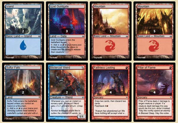 Magic the Gathering Adventures: ISD+RTR Izzet Online Deck
