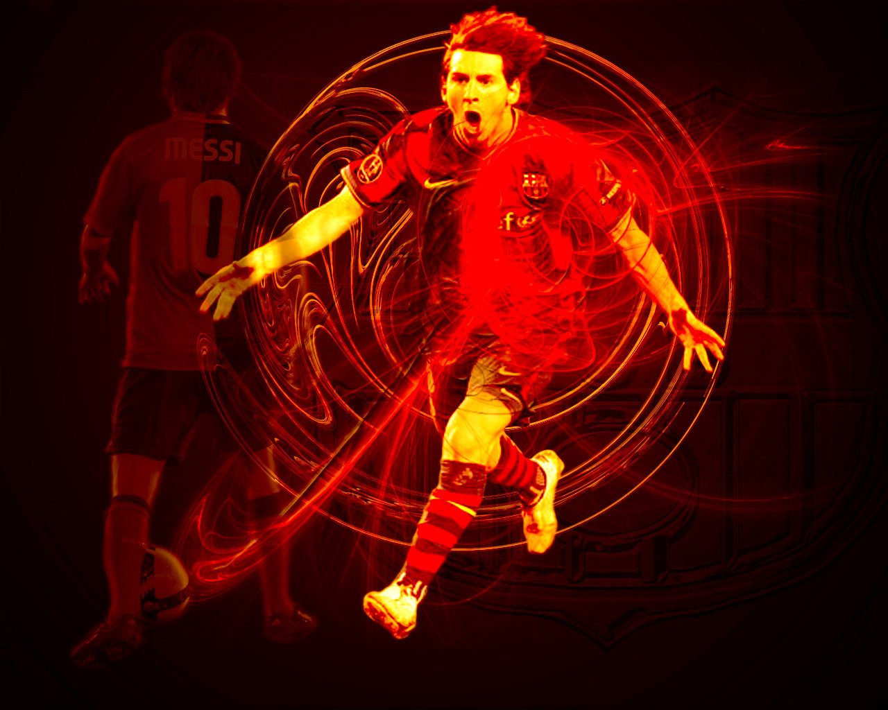 top footballer wallpaper: HQ FC Barcelona Lionel Messi Wallpapers