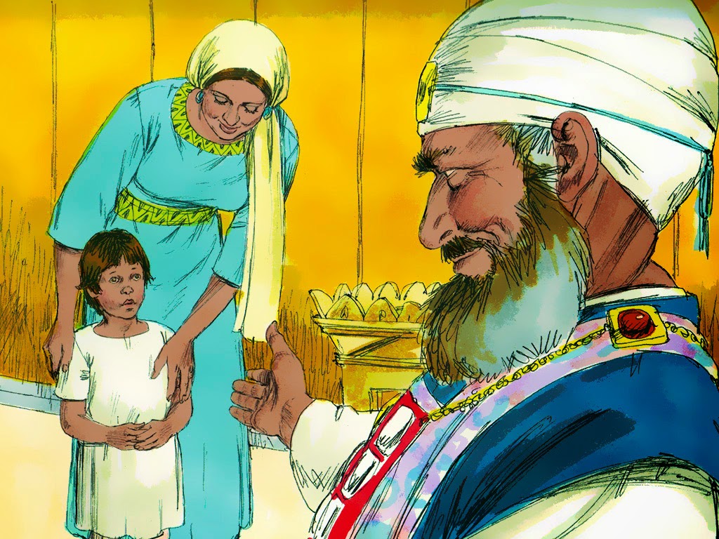 Escola Dominical Infantil: O menino Samuel vai para o templo