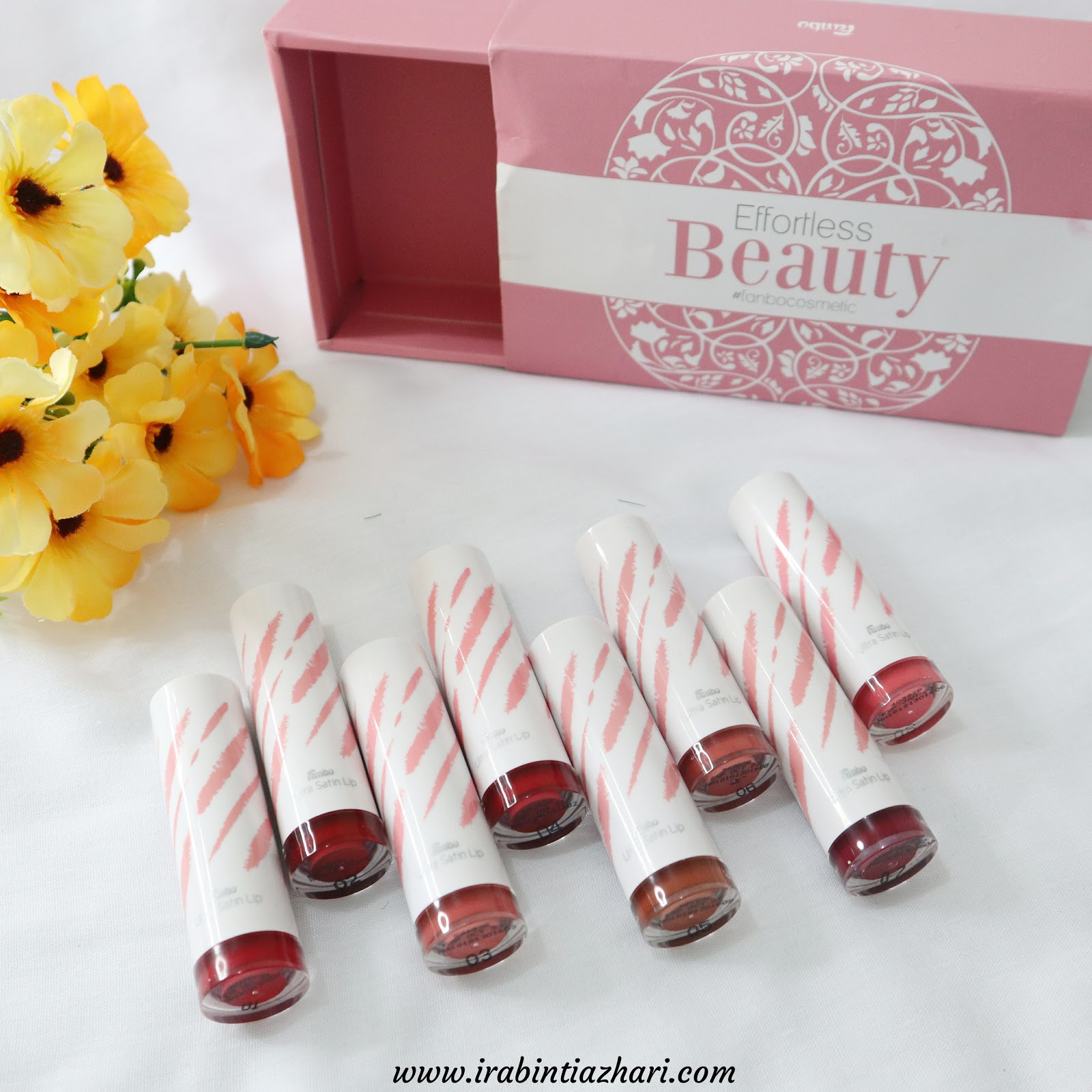 review: Fanbo Ultra satin lipstick - irabintiazhari