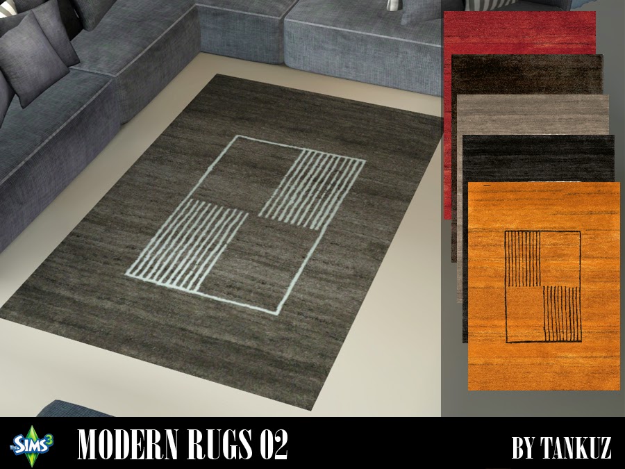 Tankuz Sims 3 Blog: The Sims 3. Modern Rugs 02 by Tankuz.
