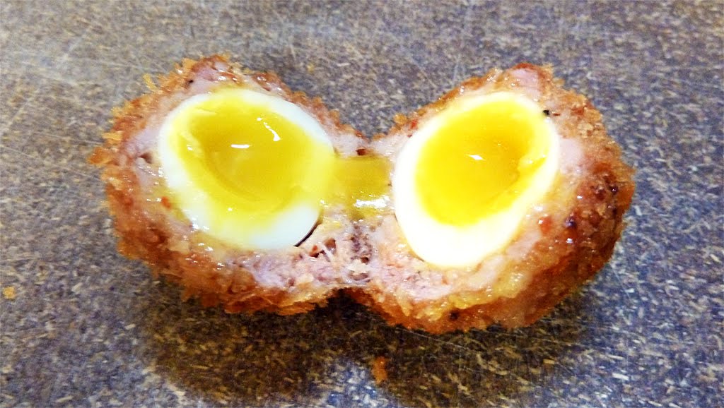 Mini Scotch Egg with Simple Arugula Salad | Vera's Cookbook