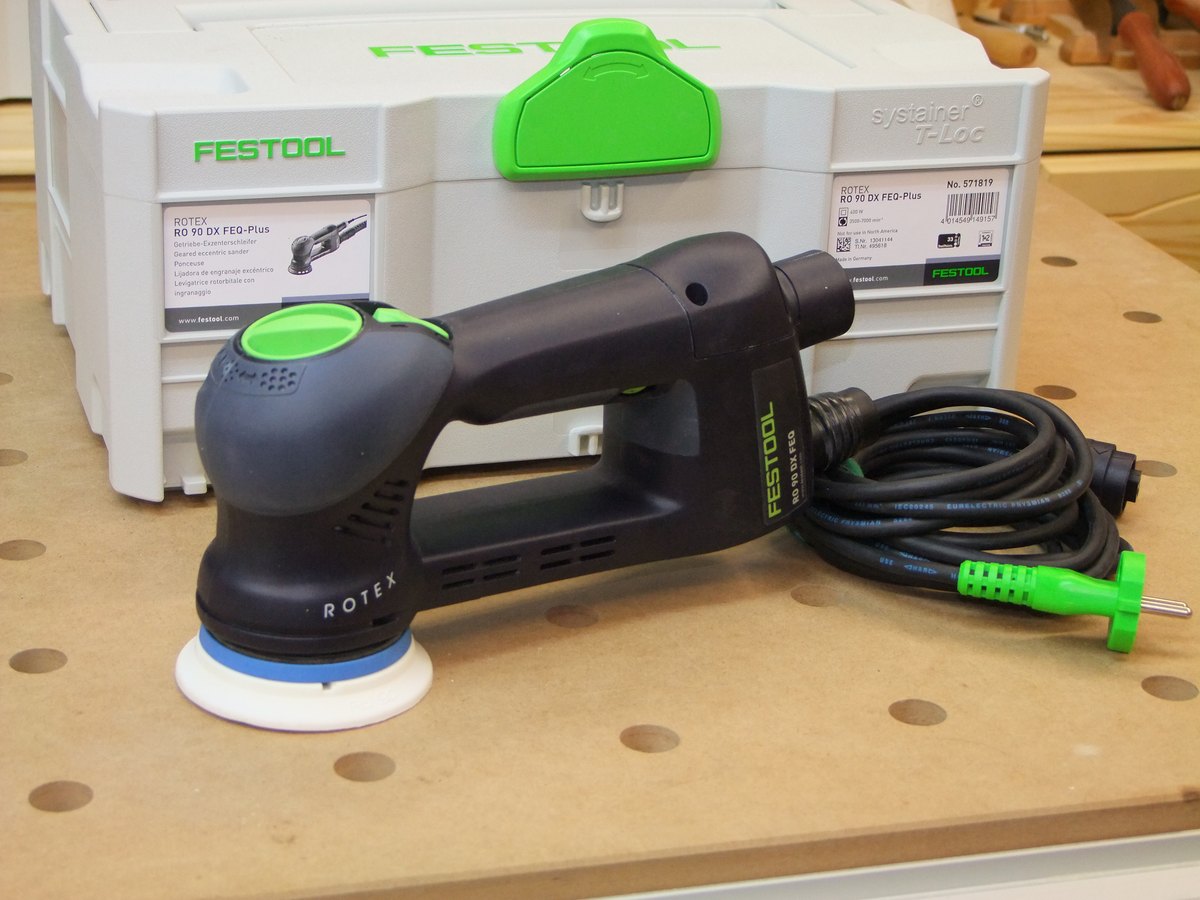 Michas Holzblog: Neuzugang in der Werkstatt - Festool Rotex Ro 90 DX ...