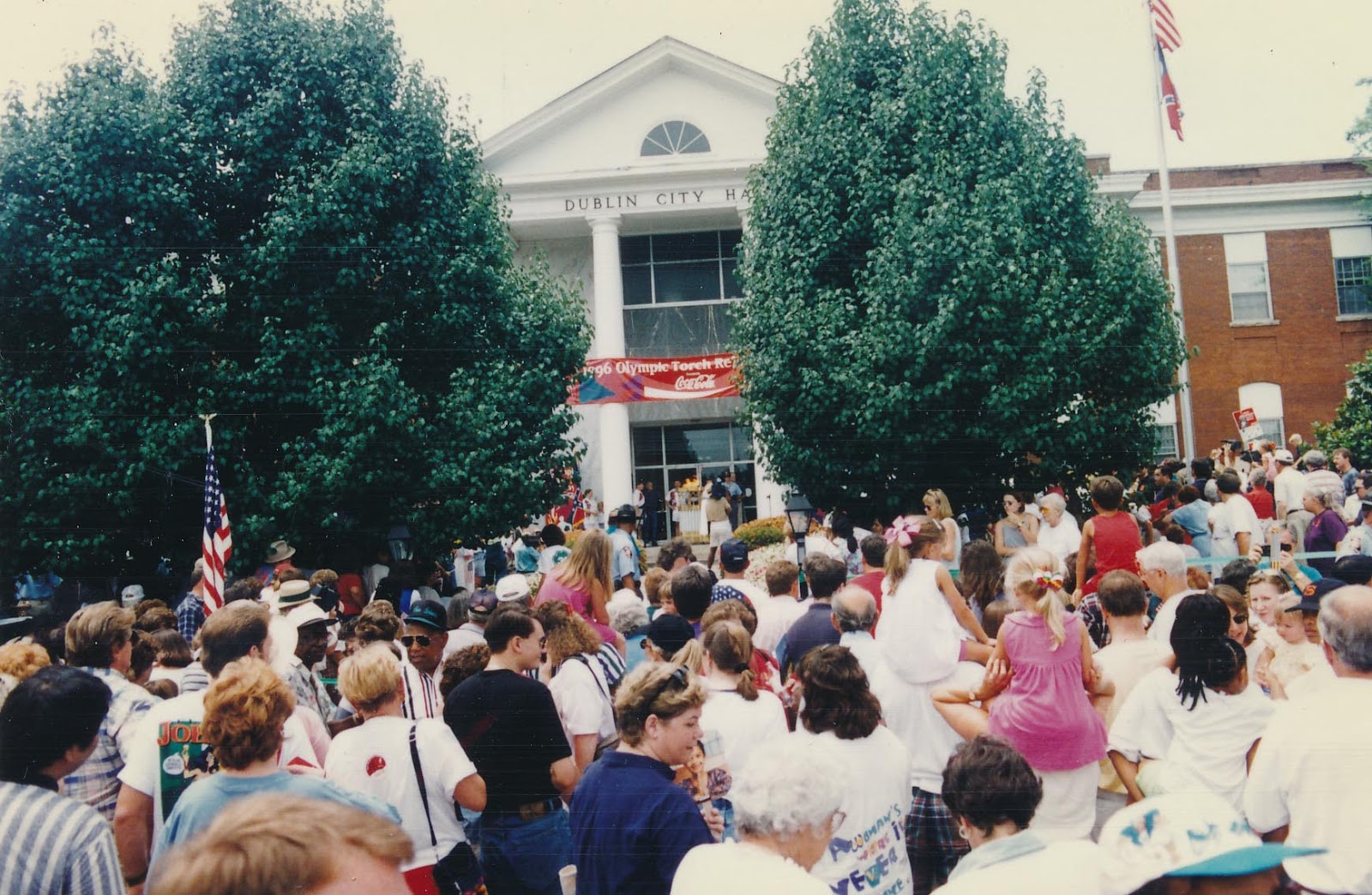 IMAGES OF OUR PAST - OLYMPIC TORCH RELAY, DUBLIN, GEORGIA, 1996 GAMES