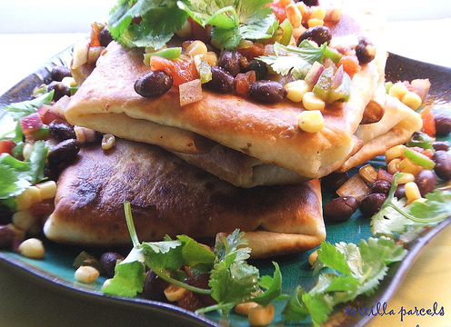 Delectable Victuals: tortilla parcels