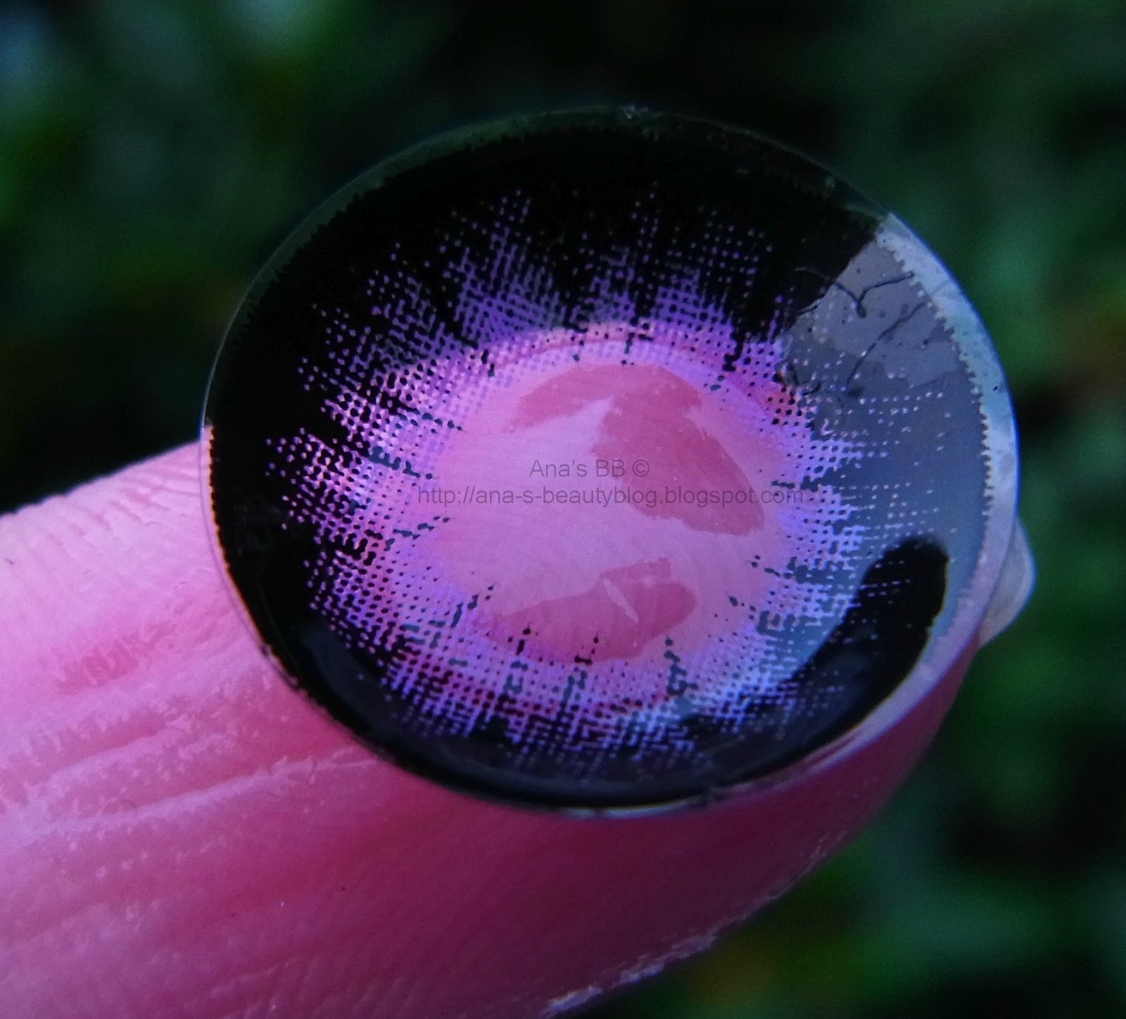 Ana's Beauty Blog: Review - Purple circle lenses from Glow and Glamour