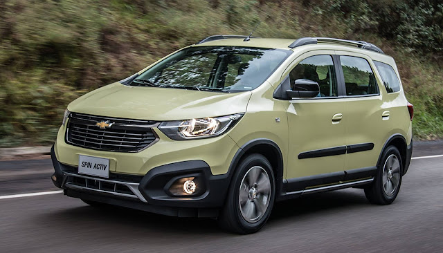 Novo GM Spin Activ 2019: fotos, preço e consumo - detalhes