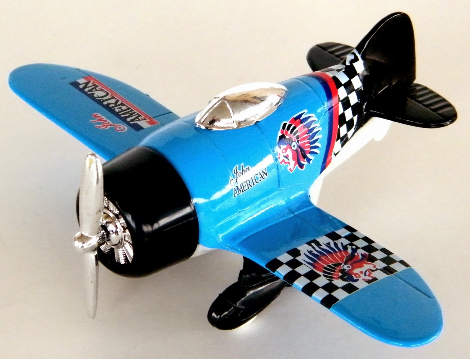 Toys and Stuff: China 'T' Monoplane - Blue-Black