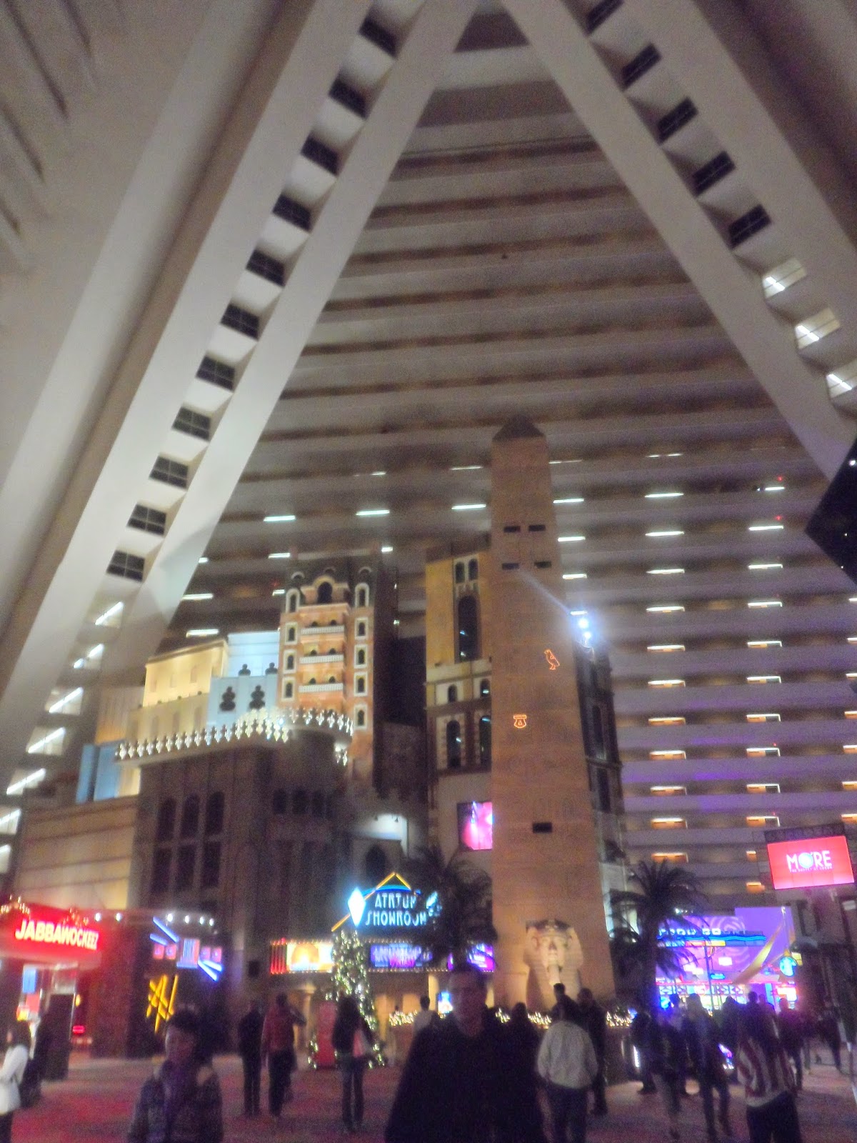Luxor Hotel & Casino Upstairs Lobby ~ The Dias Family Adventures