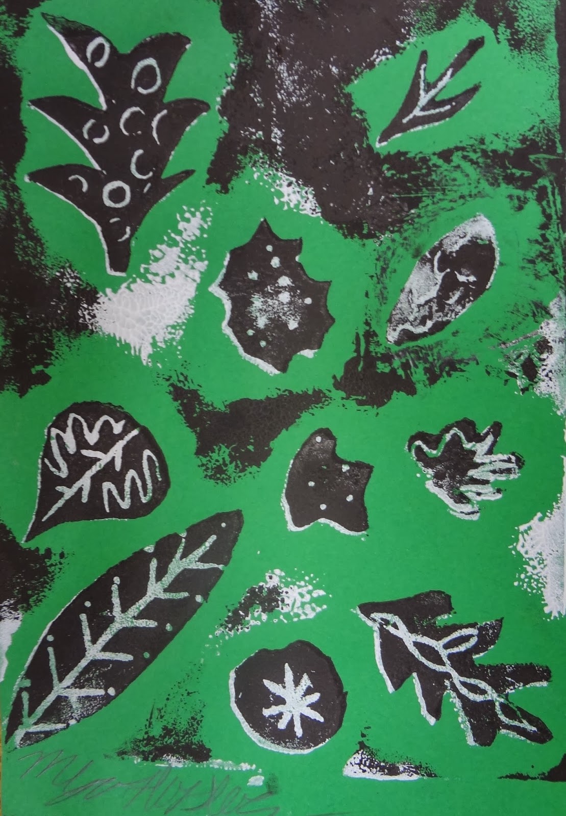 Art with Mrs. Kim : Printmaking with 3rd, 4th and 5th grades