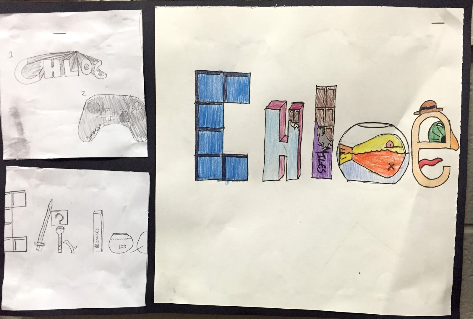 Thomas Elementary Art: 5th Grade Personal Logos