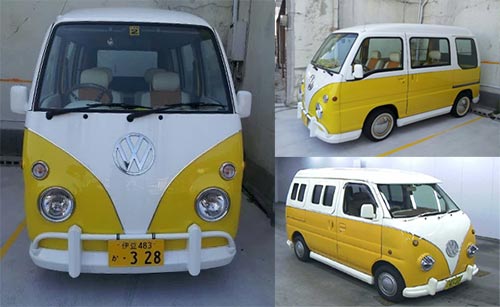 Modifikasi Hijet Menjadi VW Combi Dakota