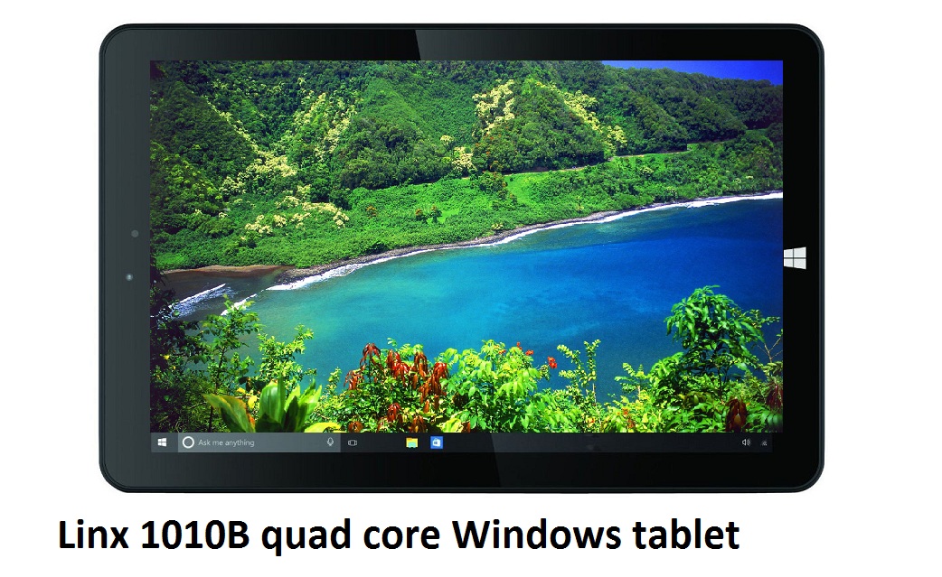 Linx 1010B - cheap quad core Windows tablet