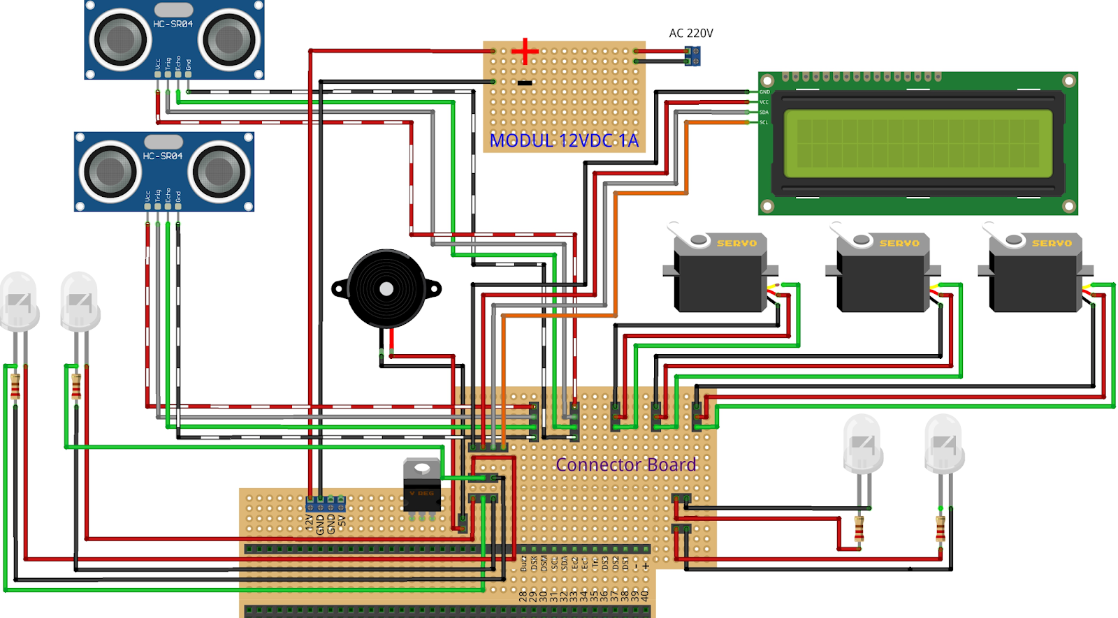 Parkir Mobil Dengan Penghitung Jumlah Mobil Dan Pendeteksi Ketinggian ...