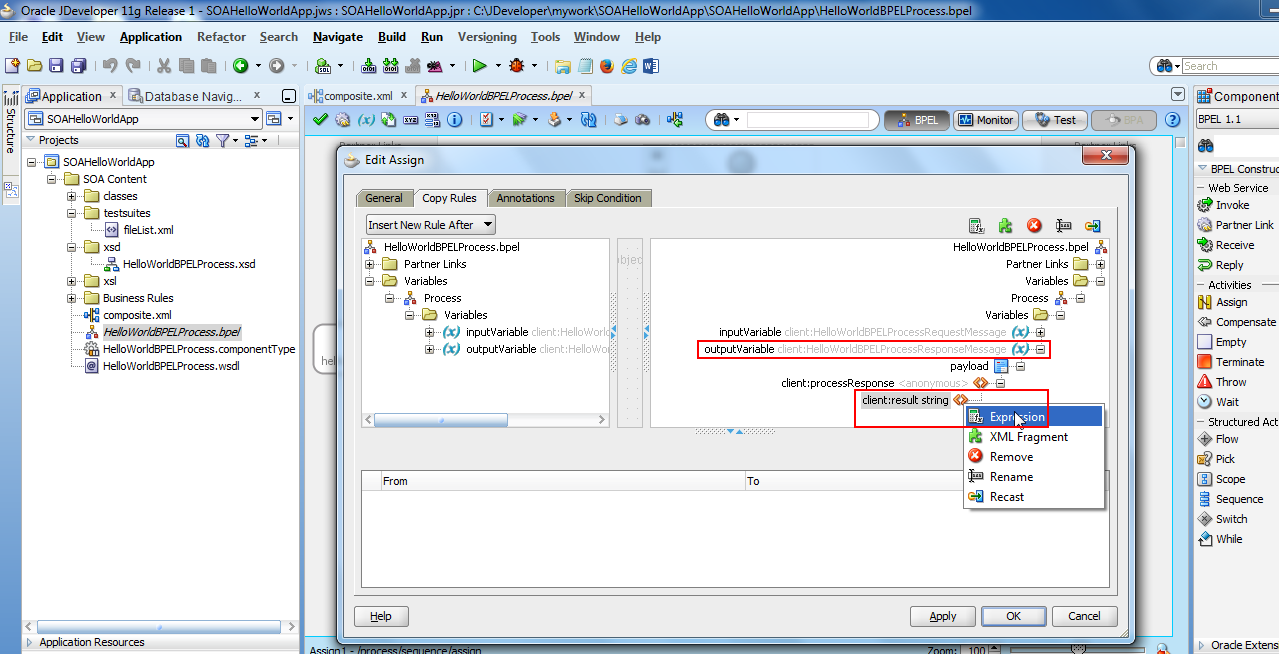 Oracle Identity Manager Academy: SOA - Hello World SOA Composite Application.