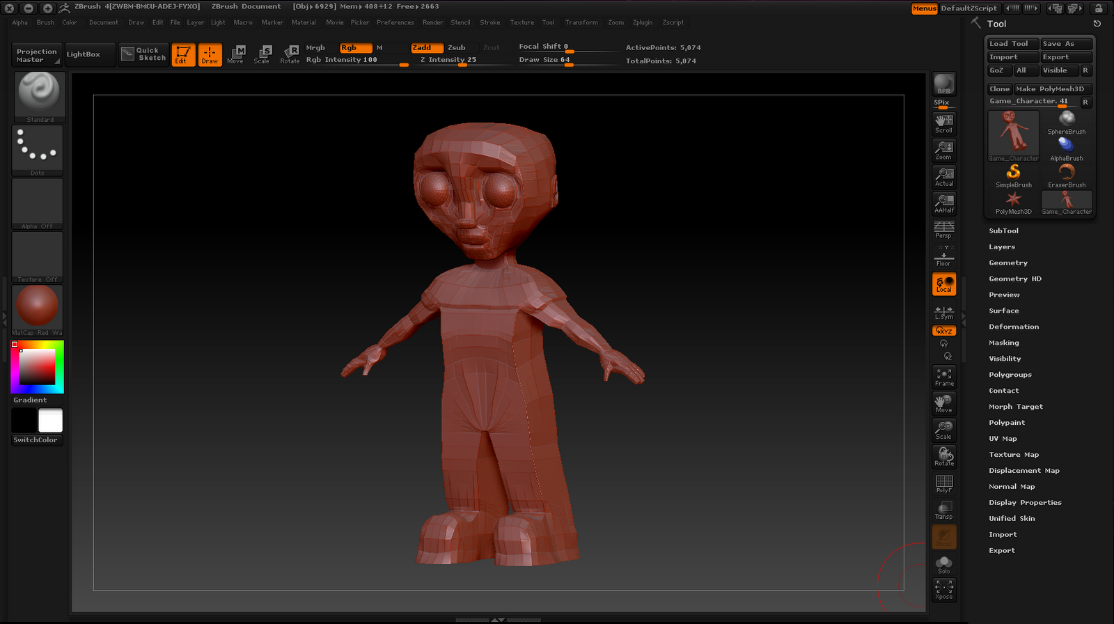 Advanced Skills: Adding Hair To The Game Character Model