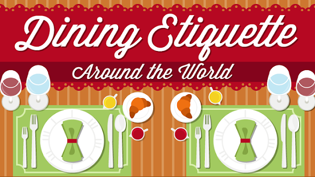 Dining Etiquette Around The World [Infographic] - Visualistan