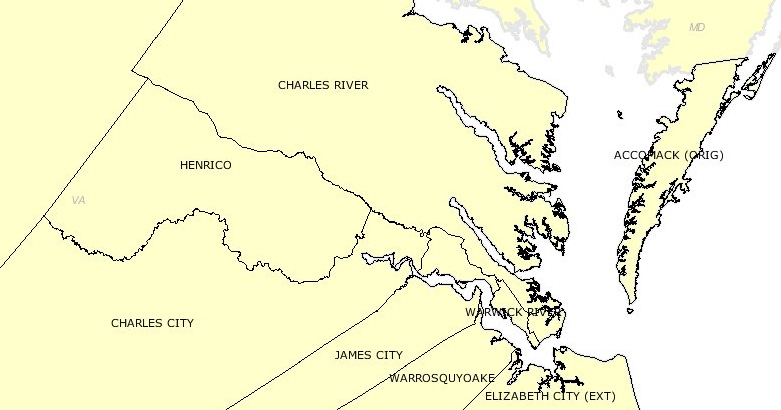 New Kent County History: The Geographical Transformation of New Kent ...