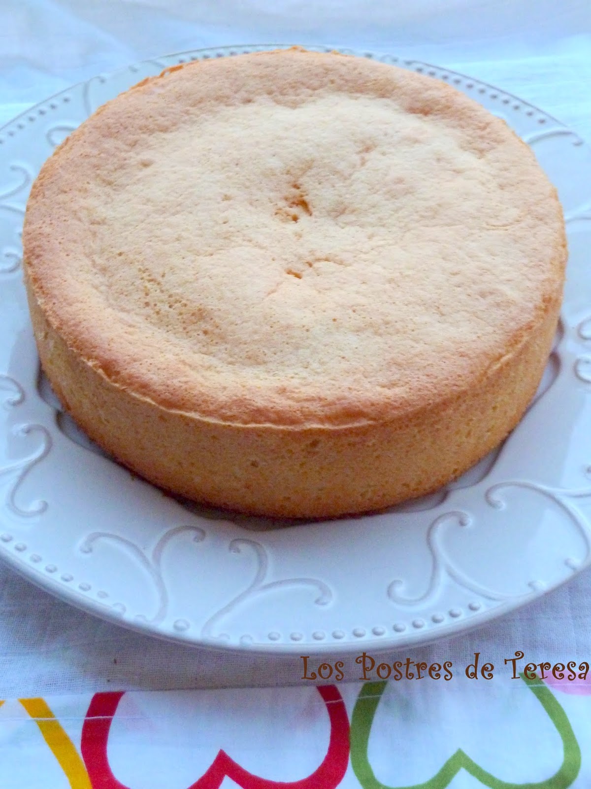 Los Postres de Teresa: Base para tarta: Bizcocho Genoise o Genovés