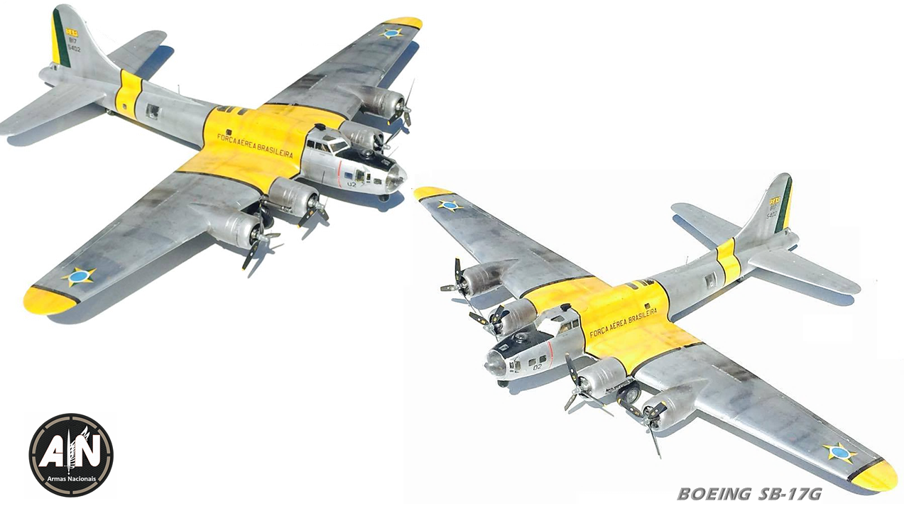 Armas Nacionais: Boeing SB-17G e RB-17G na Brasil