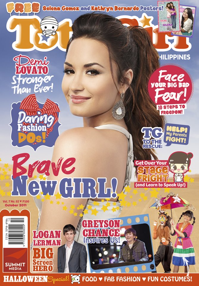 ★STARTRIGA: Demi Lovato- Total Girl Philippines Magazine October 2011 ...
