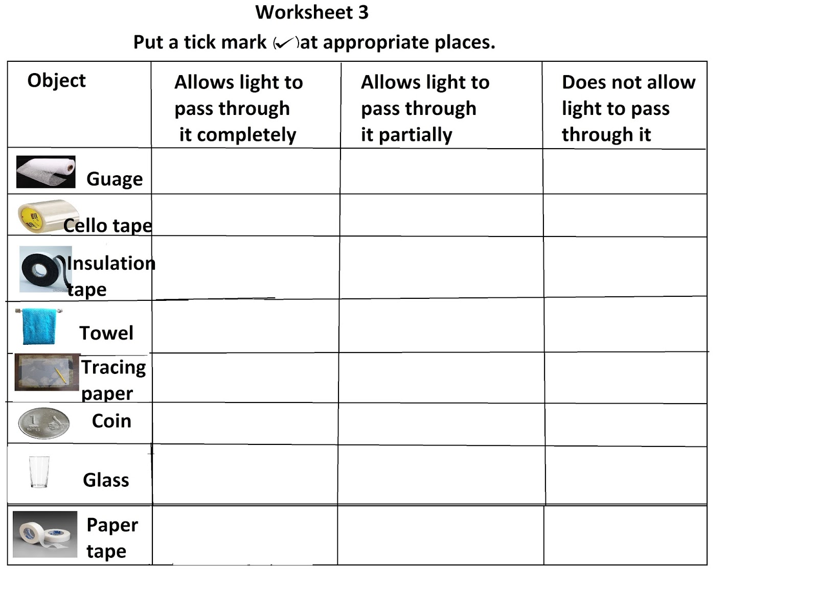 AMAZING SCIENCE: Worksheets