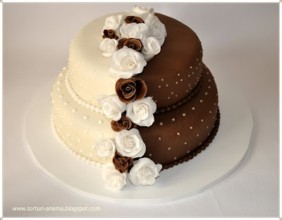 Pasiunea mea dulce...: Tort de nunta (Wedding Cake)