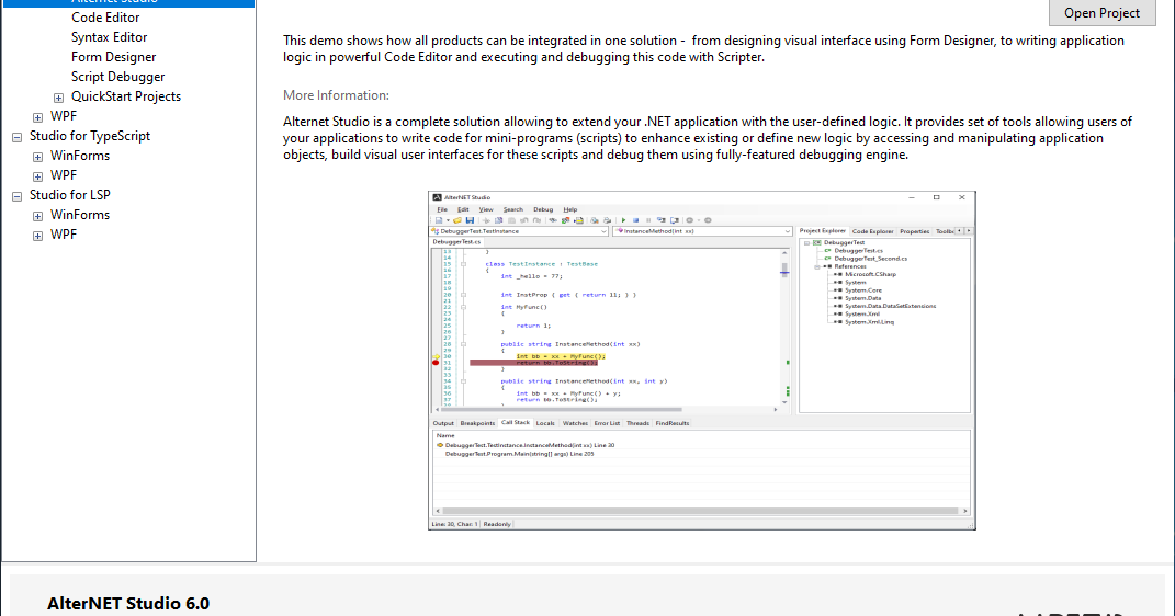 [正版購買] ALTERNET STUDIO 9.5 - .NET程式開發工具 - 阿榮福利味 - 免費軟體下載