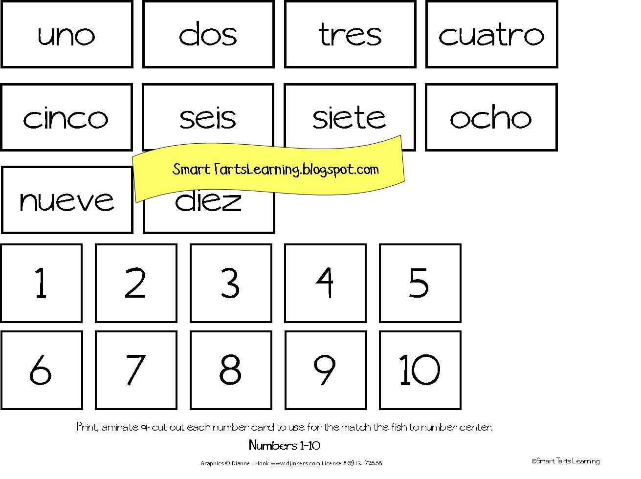 SmartTartsLearning: My First Spanish Post A Fishy Bundle... Olé!!