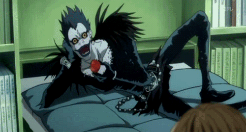 AQUELE MUNDO BOBO: Gifs Death Note