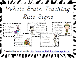**Wolfelicious**: Whole Brain Teaching Rules