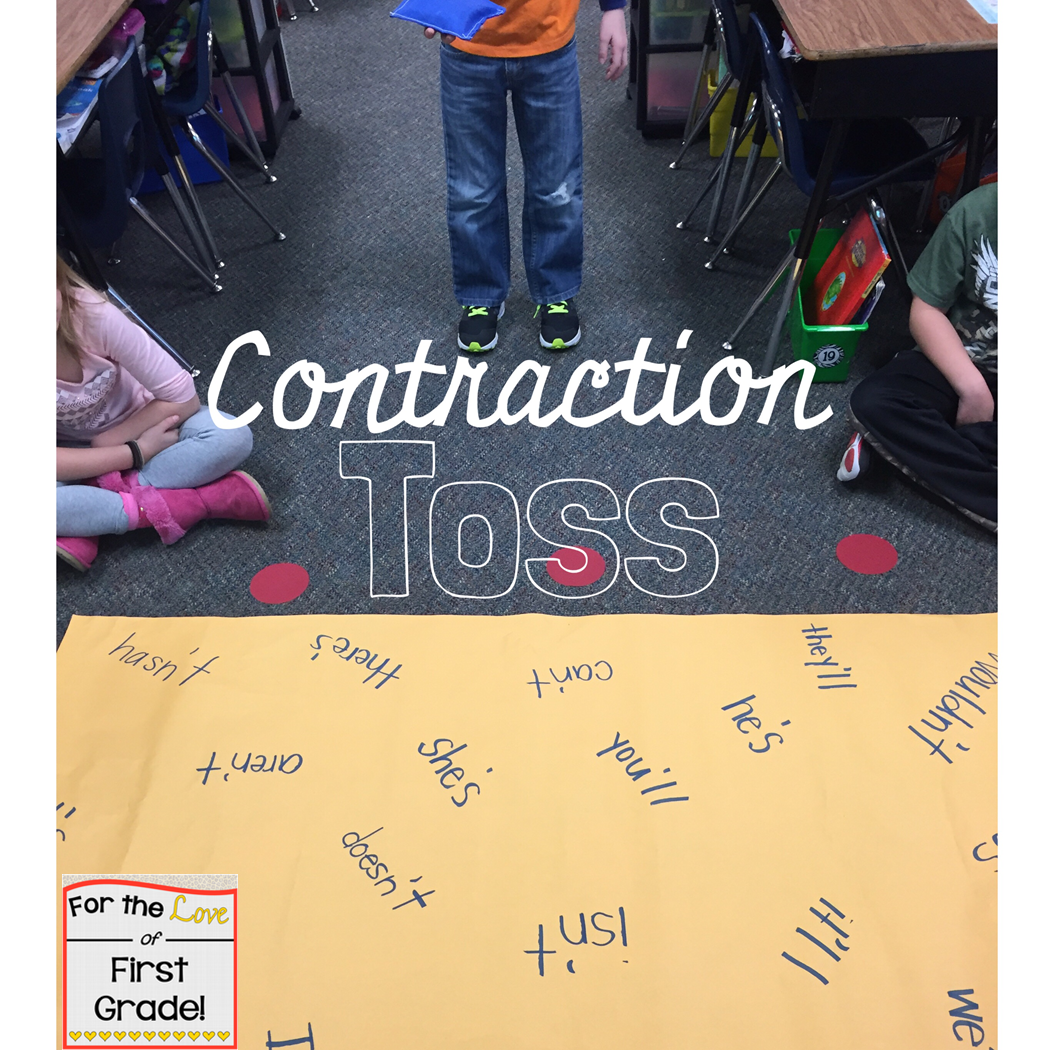 For the Love of First Grade: A Game of Contraction Toss