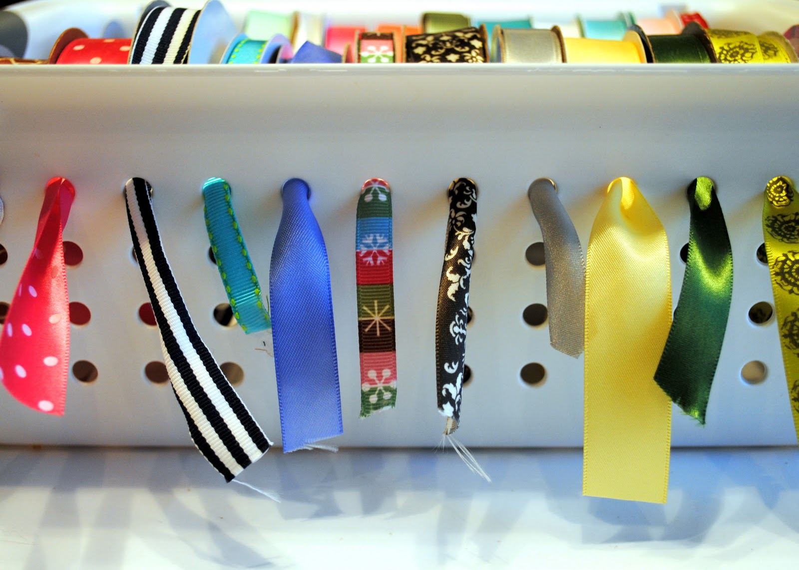 Fantabulous Cricut Challenge Blog: Ribbon Storage