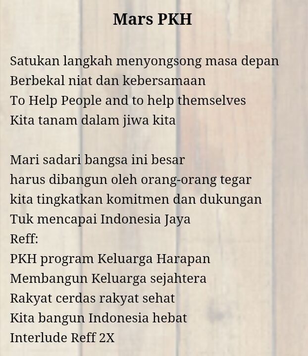 Mars PKH ~ Program Keluarga Harapan Kecamatan Botolinggo Bondowoso