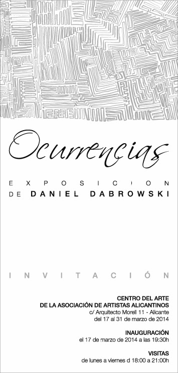 ASOCIACIÓN DE ARTISTAS ALICANTINOS: NUESTRO COMPAÑERO DANIEL DABROWSKI ...