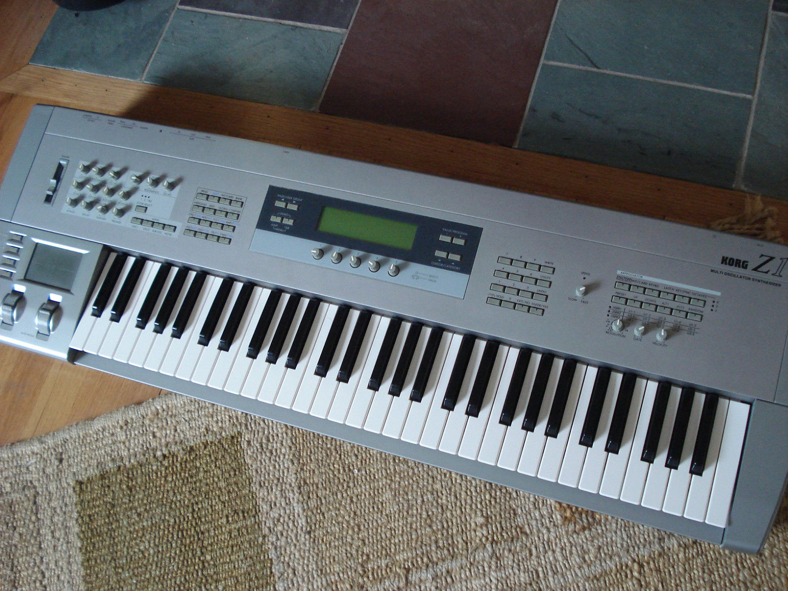 MATRIXSYNTH: KORG Z1 Synthesizer Keyboard MOSS Physical Modeling SN 002506