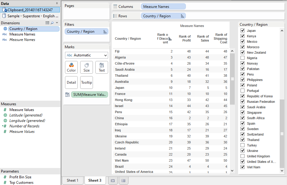 Paint By Numbers: Copy and Paste within Tableau is your friend