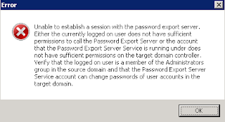 Development Lessons of IT Administration: ADMT: "Unable to establish a ...