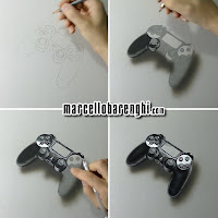 Ps4 Controller Drawing - Marcello Barenghi