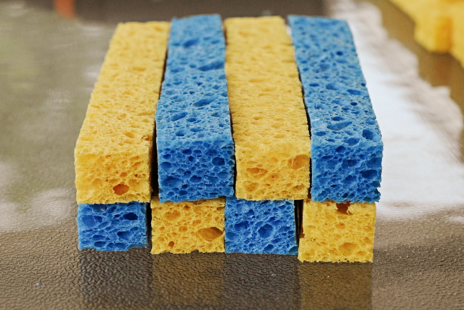 kristy.makes: diy: sponge balls